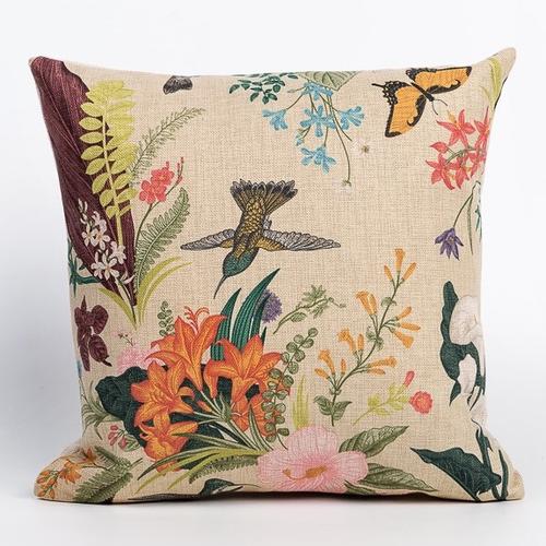 Botanical Hummingbird – Bad Ass Cushions